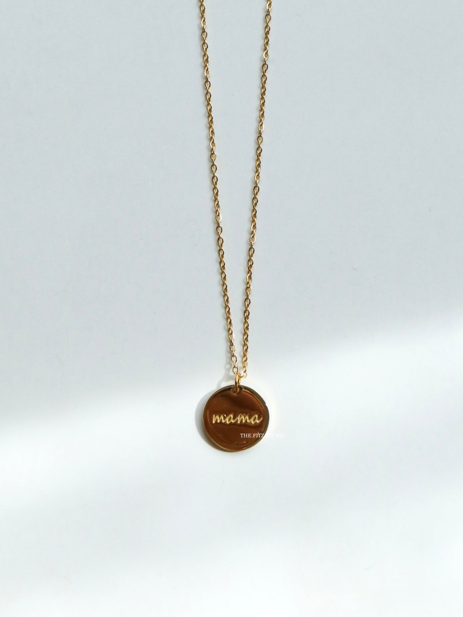 Round Mama Necklace - Waterproof – The Fitz Studio