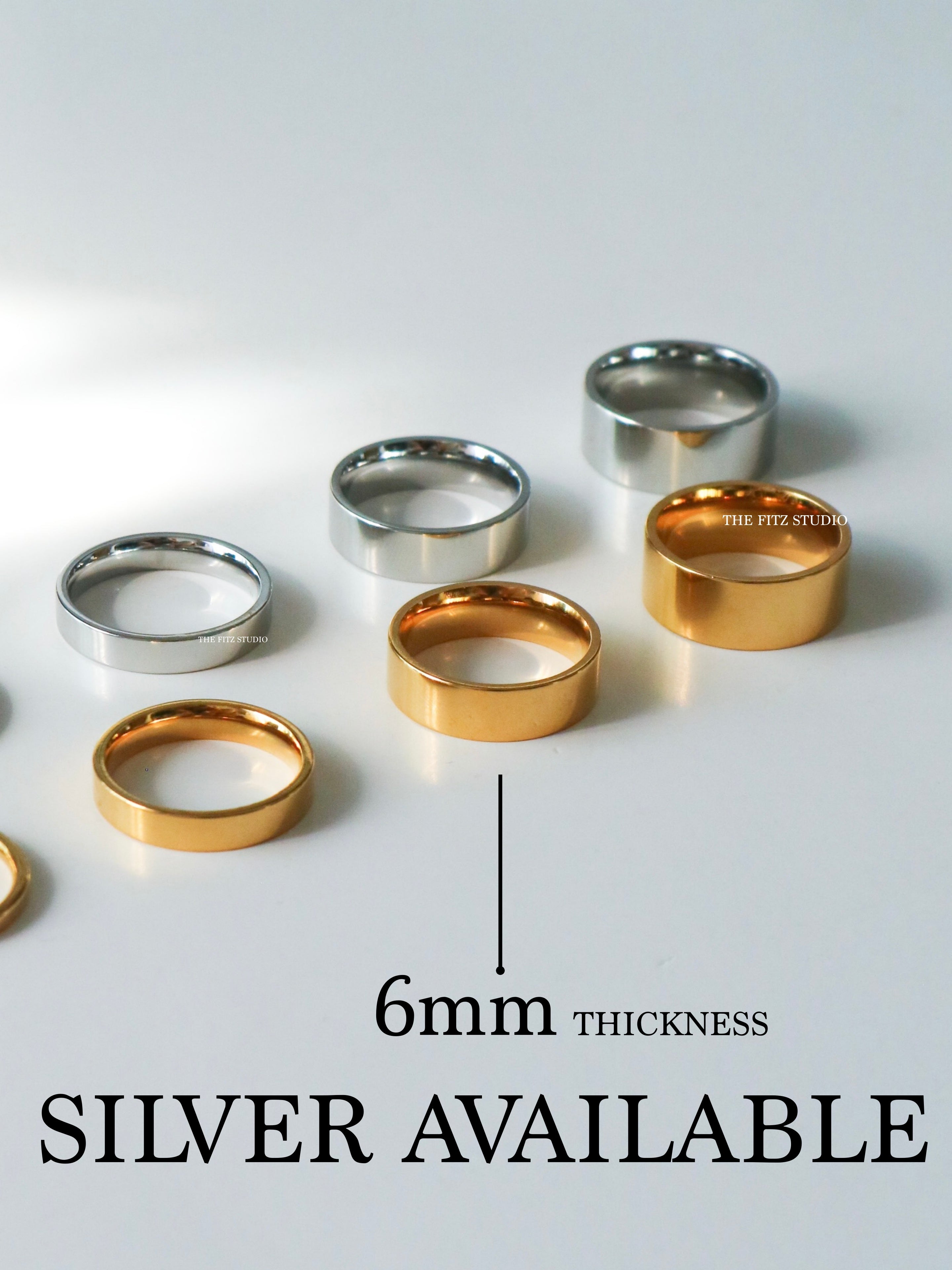 6mm Basic Band Ring – The Fitz Studio