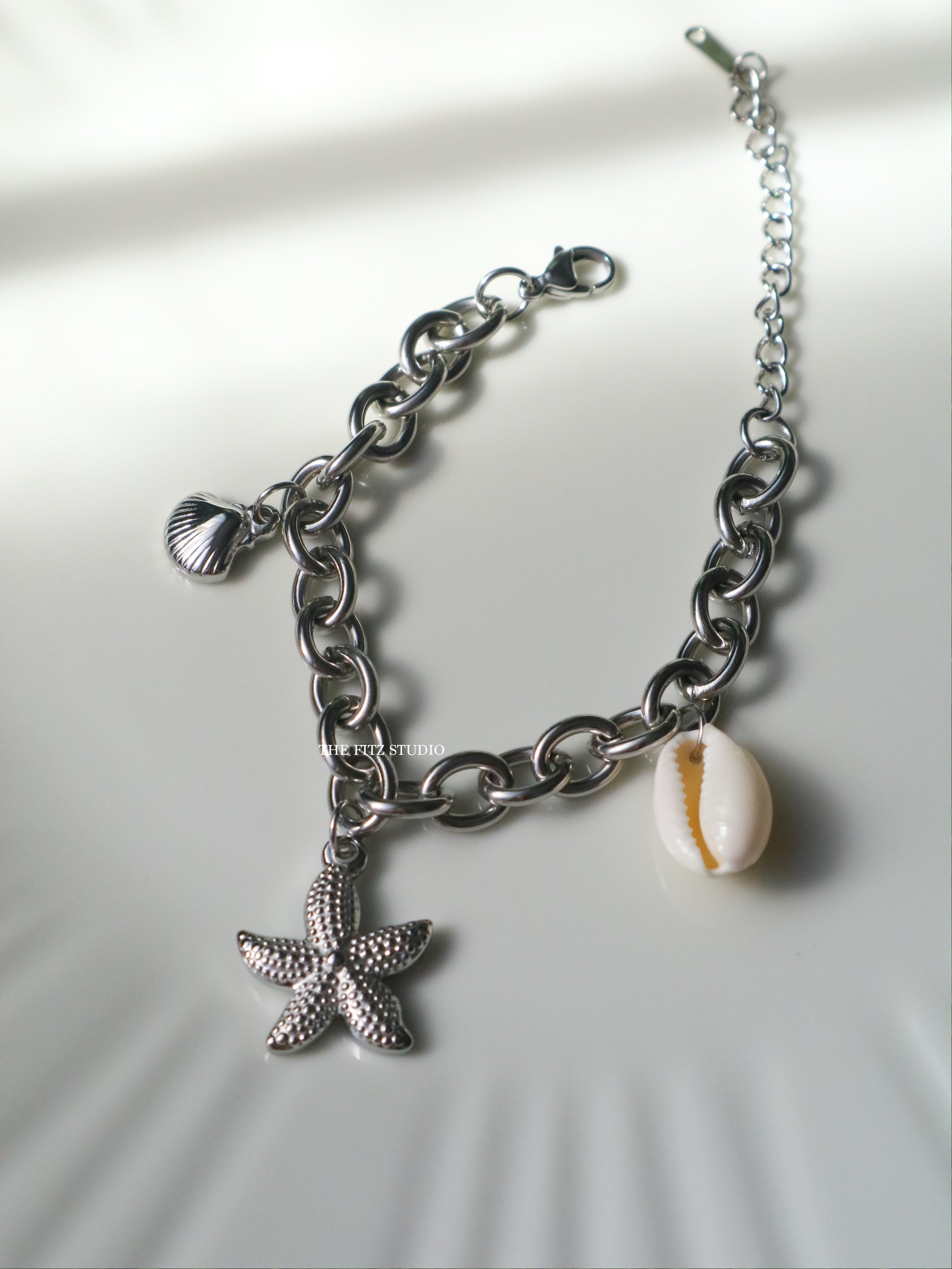 Silver Beach Lime Bracelet - Waterproof – The Fitz Studio